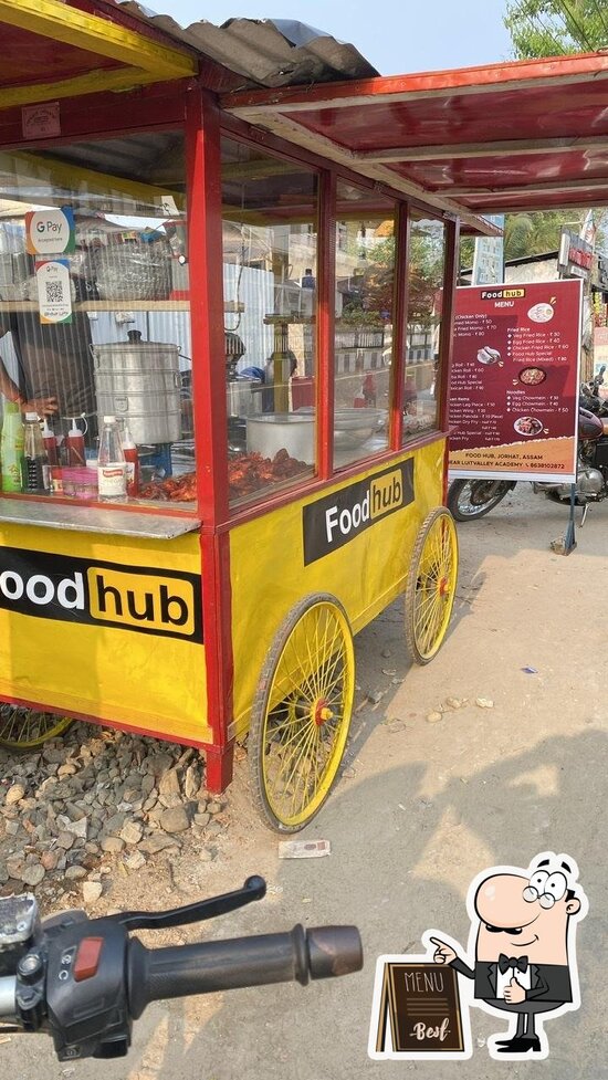 Menu at Food Hub, Jorhat