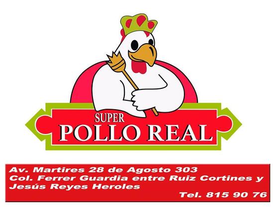 Menu at Pollo Real, Xalapa