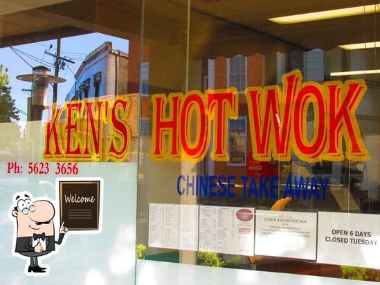 Menu at Ken's Hot Wok fast food, Warragul