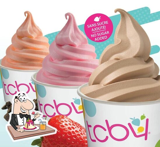 Menu at TCBY desserts, Montréal