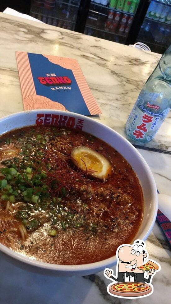 Menu at Tenko Ramen restaurant, San Antonio