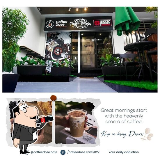 Menu at Coffeedose Cafe, Olongapo