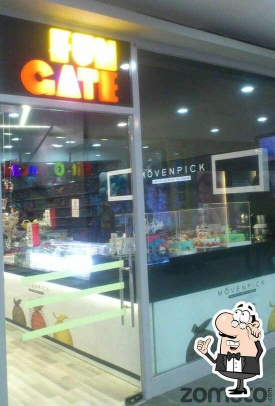 Menu at Fun Gate, Istanbul