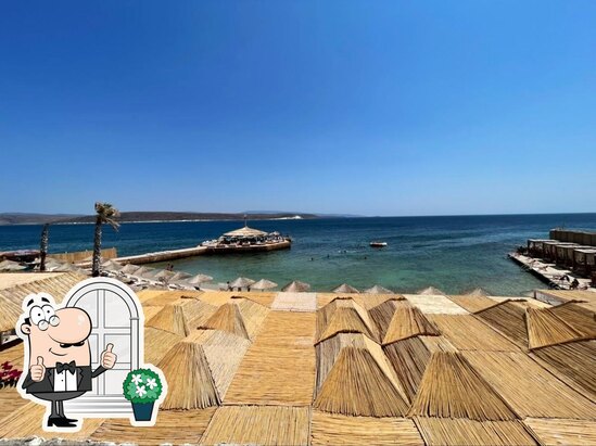 Menu at Ojo Beach, Çeşme