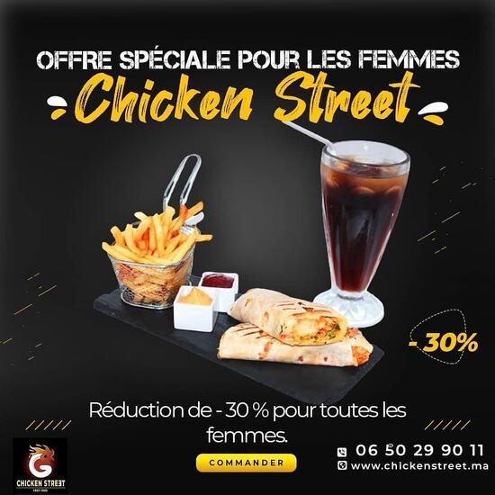 Menu at Chicken Street Marrakech restaurant, Marrakesh