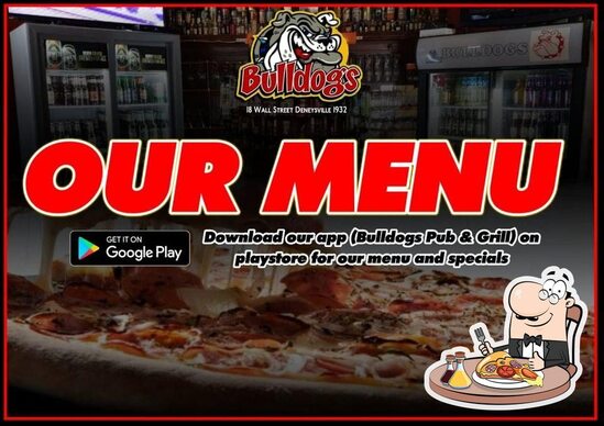 Bulldogs Pub, Grill & Slots, Deneysville - Carta del restaurante y ...