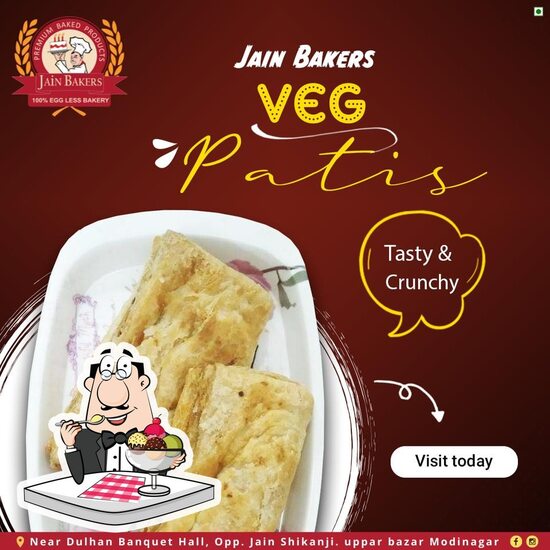Menu at Jain Bakers, Modinagar, Zila Parishad Market Shop No.11 Bhind ...