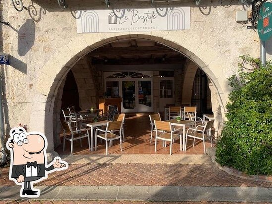 Menu at Le Bastide restaurant, Puymirol