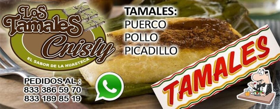 Menu at Los Tamales Cristy, Tampico