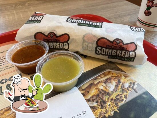 Menu at Sombrero Mexican Food fast food, El Cajon, W Main St