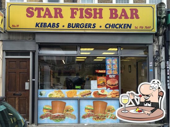 Menu at Star Fish Bar, London, 19 Brecknock Rd