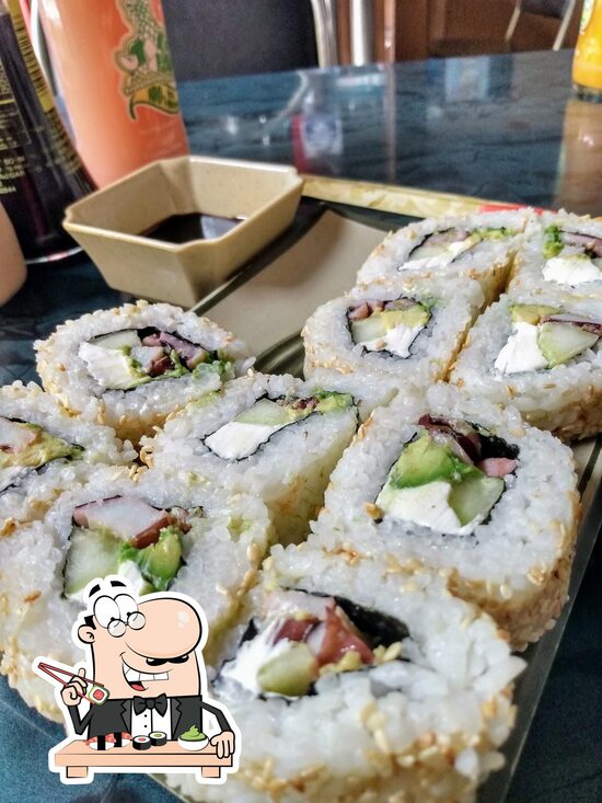 Menu at Sushi Shombo restaurant, Mexico City