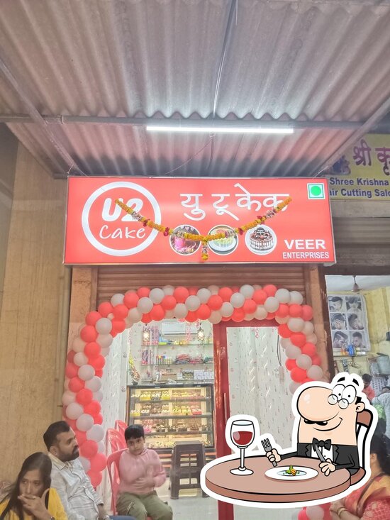 Menu at U2 cake, Ambernath