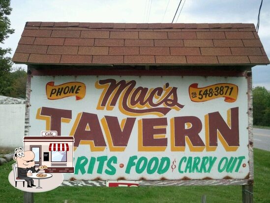 Menu at Mac's Bar & Grill, Parkman, Main Market Rd