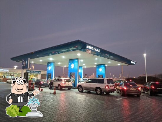 Menu at ADNOC Service Station Shahama (861), Abu Dhabi