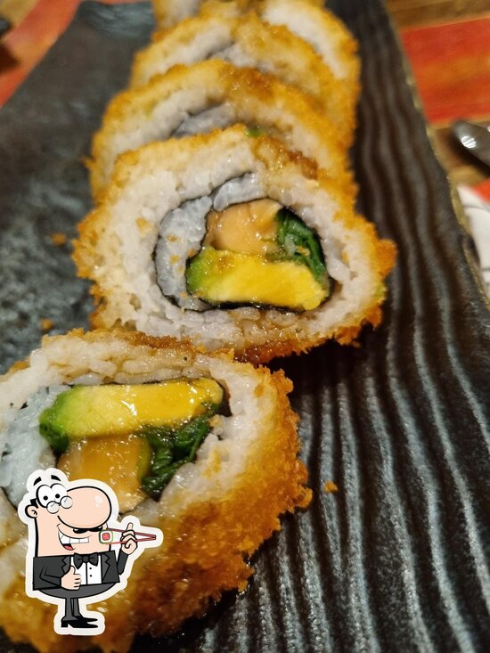 Menu at Japanika restaurant, Haifa, Israel bar Yehuda Road 111