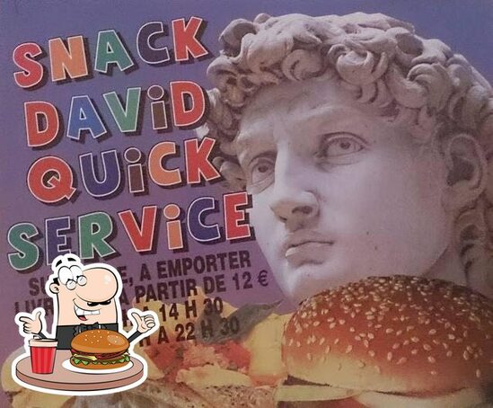 Menu au David Fast Food - Quick Service, Marseille