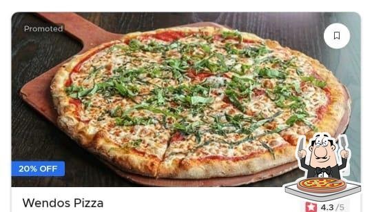 Menu at Wendo's Pizza, Solan