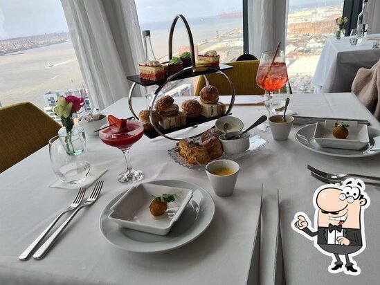 Menu at Panoramic 34 restaurant, Liverpool