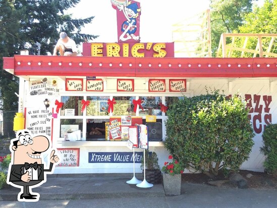 Menu at Crazy Eric's Drive-In fast food, Bremerton, 701 S National Ave