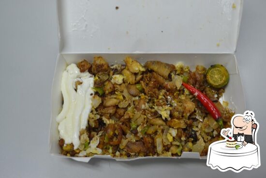 Menu at Sizzling Sisig in a Box [Prince Matthew] restaurant, Los Baños