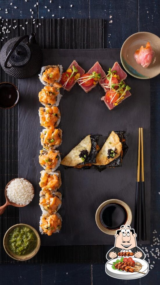 Menu at Fusion Sushi House restaurant, Hanoi