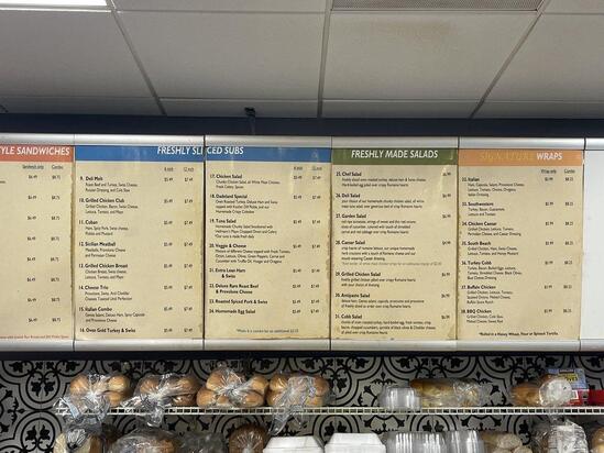 Menu at Dadeland Cafe, Miami