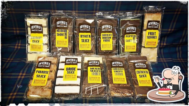 Menu at Irvings Homestyle Bakery Ltd, Castle Douglas, 1 Abercromby Rd