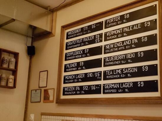 Menu at Bernie's Tavern pub & bar, Hamilton