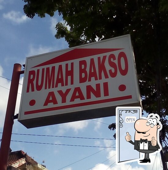 Menu at RUMAH BAKSO AYANI (RBA) restaurant, Denpasar