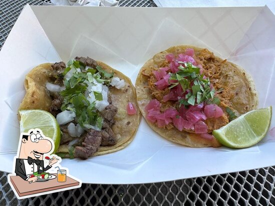 Menu at Taqueria La Lucha restaurant, New Orleans