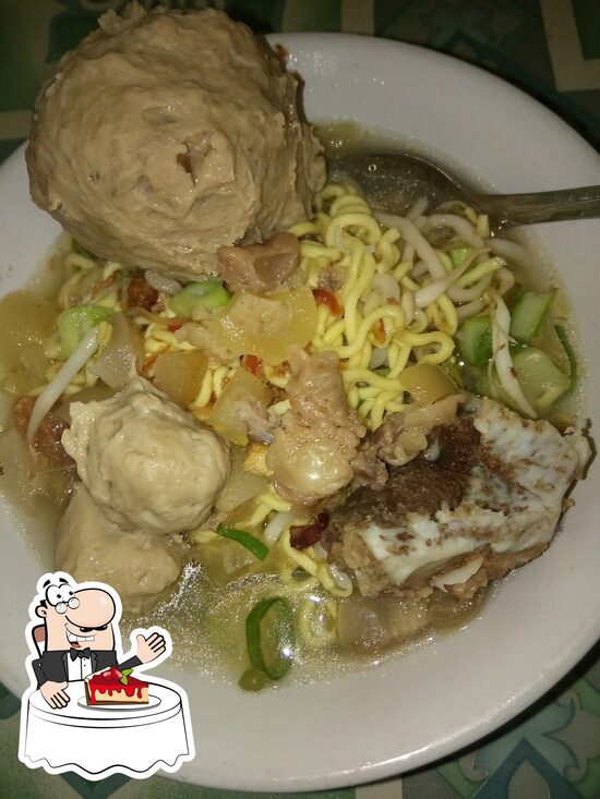 Menu at Mie Bakso Tangkar restaurant, Tasikmalaya