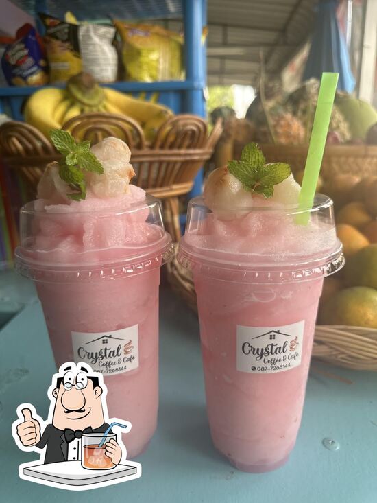 Menu at Crystal Coffee & Cafe, Sop Poeng