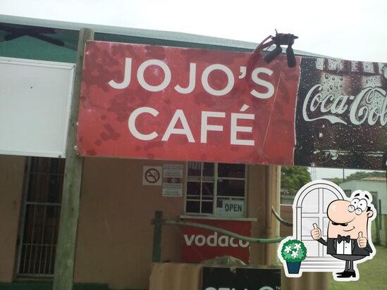 Menu au Jojo's Cafe, Afrique du Sud