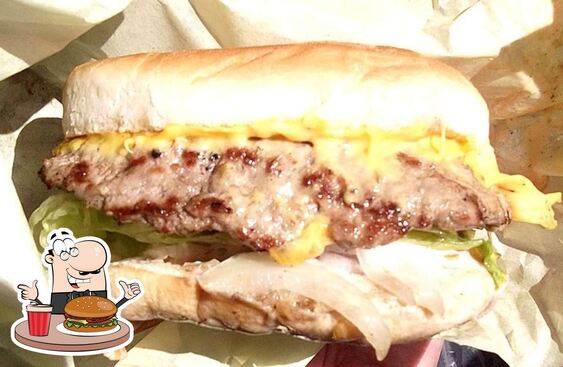 Mega Tom's Charbroiled Burgers, 1701 E Main St in Barstow - Restaurant ...