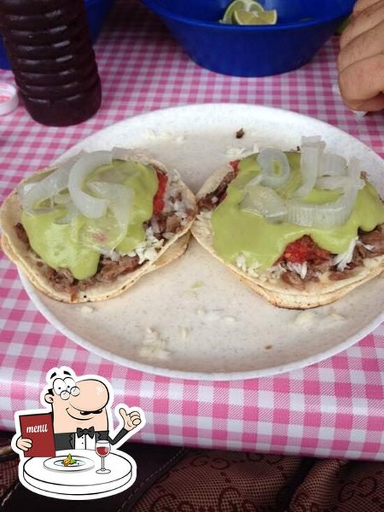 Menu at Tacos del Chapo restaurant, Guasave