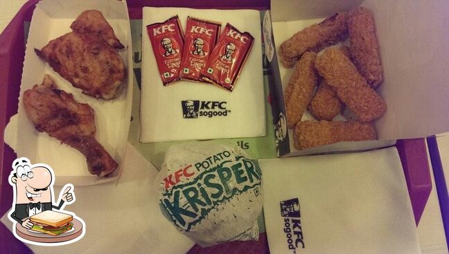 Menu at KFC India, Delhi
