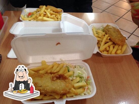Menu at Captain George's Seafood fast food, Colac