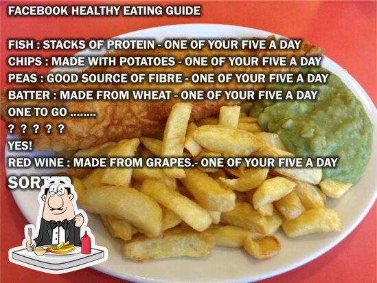 Menu at Brim Chippy fast food, Chesterfield
