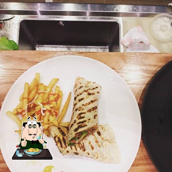 Menu at Fast Food Merlin, Bilisht