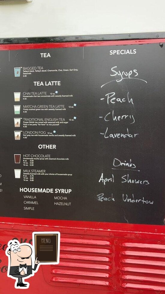 Menu at Junction Coffee restaurant, Oklahoma City, Arts District