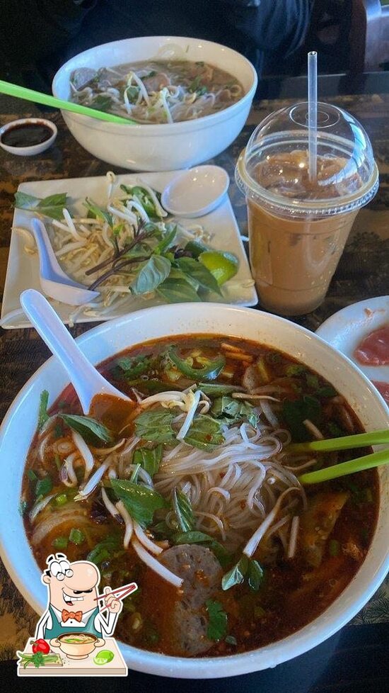 Menu at Phở Linh Vietnamese Grill restaurant, Albuquerque, Central Ave SE
