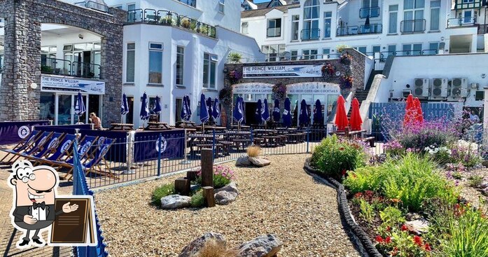 Menu at The Prince William restaurant, Brixham