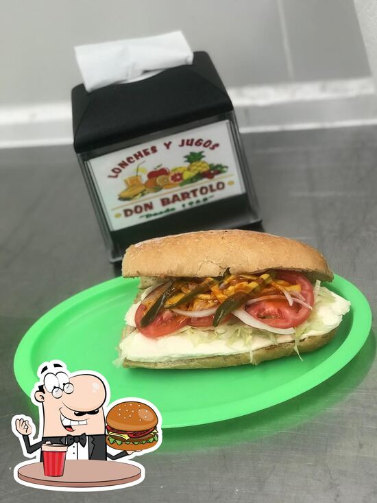 Carta de Lonches y Jugos "Don Bartolo", Ameca