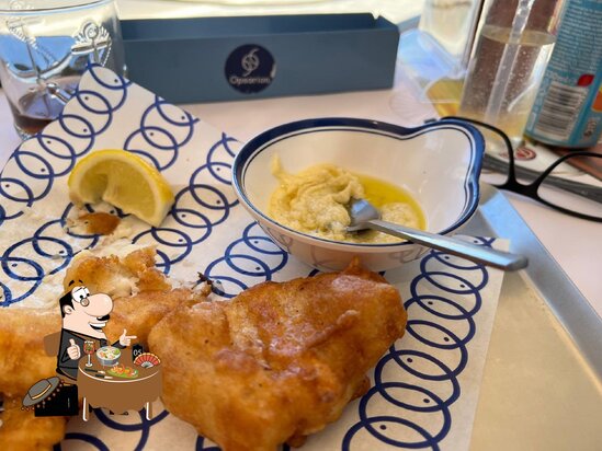 Menu at Opsarion, Faliraki