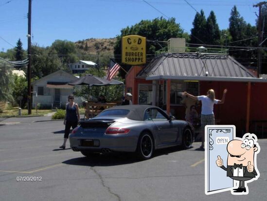 Menu at C & D Burger Shoppe restaurant, Klamath Falls