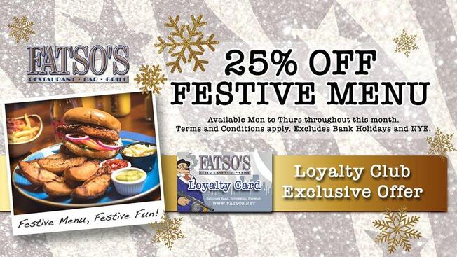 Fatso's, 107 Salhouse Rd in Norwich - Restaurant menu and reviews