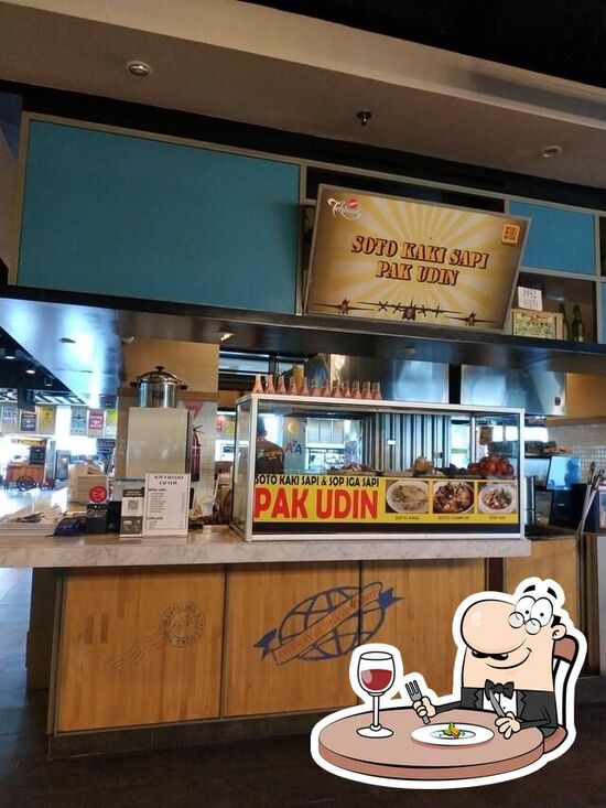 Menu at Soto Kaki Sapi Pak Udin, Jakarta