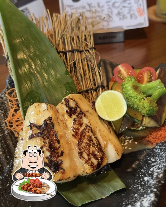 Menu at Rayjin Ubud restaurant, Ubud