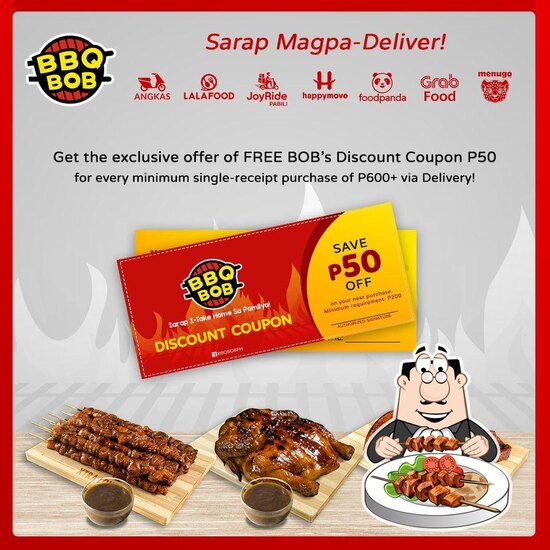 Menu at BBQ Bob, Philippines